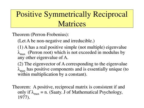 Ppt Eigenvectors And Decision Making Powerpoint Presentation Free