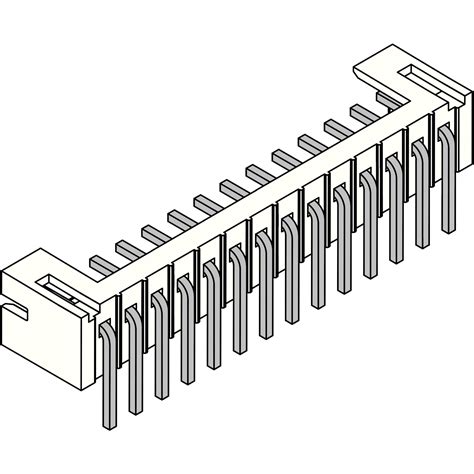Ph Angled Pcb Socket 14 Pin Komodo Electronics