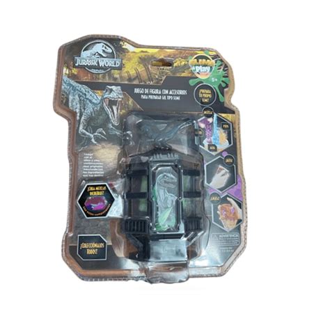 Slime Jurassic World Velociraptor Blue Single Cans
