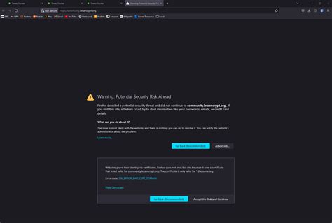My Letsencrypt Cert Renewal Failed The Logs Direct You To The