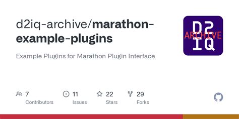 GitHub D Iq Archive Marathon Example Plugins Example Plugins For Marathon Plugin Interface