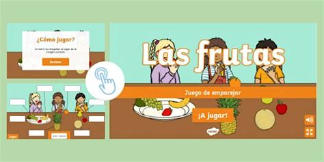 Juego De Interactivo Las Frutas Twinkl Go Twinkl