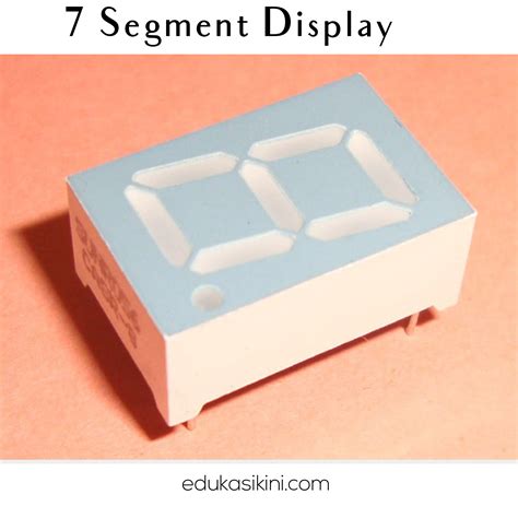 Penjelasan Segment Display Secara Lengkap EDUKASIKINI COM