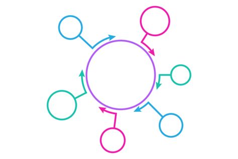 Data Diagram Color Circles Infographic Graphic By Microvectorone