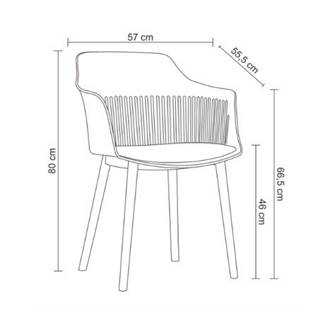 Cadeira Marcela Cinza