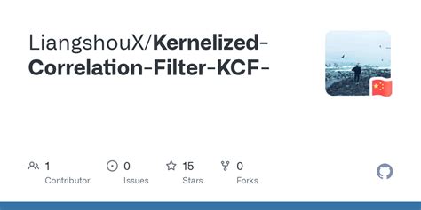 Github Liangshouxkernelized Correlation Filter Kcf