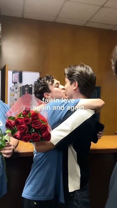 Cute Gay Couple Having Fun Lgbt Gaylove Lesbian Twink Shorts