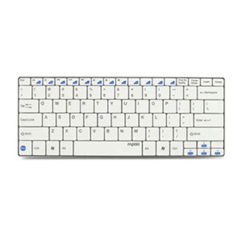 Rapoo E6100 Bluetooth 3 0 Ultra Slim Keyboard Shopee Philippines