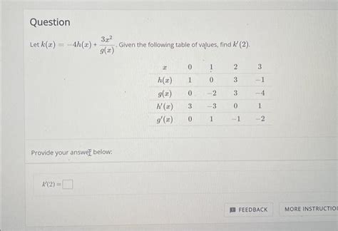 Solved Let K X H X G X X Provide Your Answe Below Chegg Com