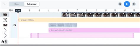 Animation Timeline Audio And Recording Settings Visme