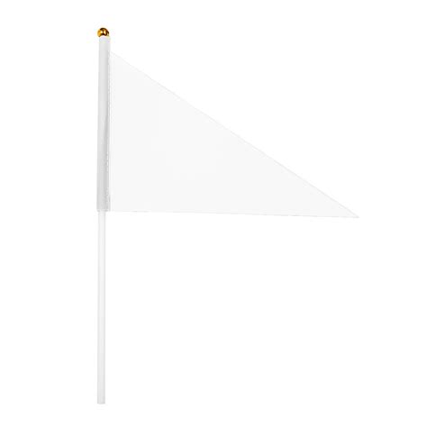 Audeals Versatile Set Of 20 Orange Triangle Flags For Garden Marking