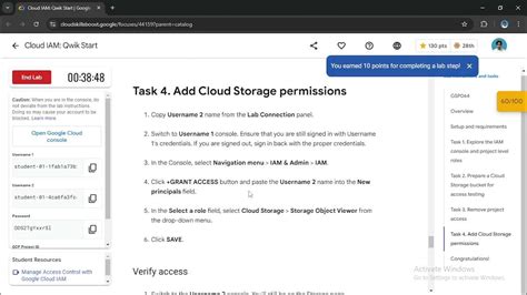 Lab Cloud Skill Boost Cloud Iam Qwik Start Youtube