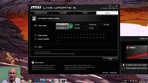 Live Update 5 Msi Youtube