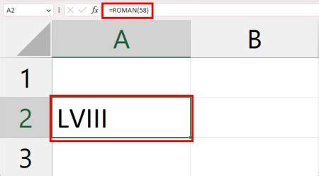 How To Use ROMAN Or ARABIC Function In Excel