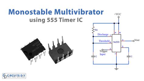 Timer As Monostable Multivibrator