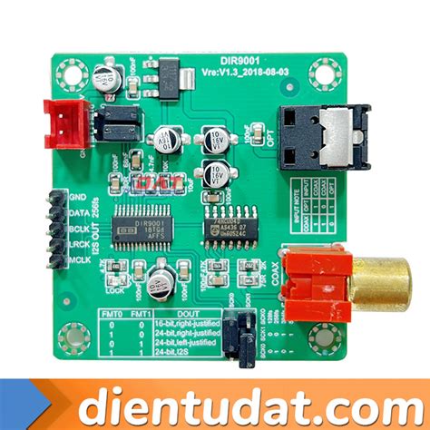 Mạch Dir9001 Chuyển Cổng Quang Đồng Trục Sang I2s 24 Bit 96khz Điện Tử Dat