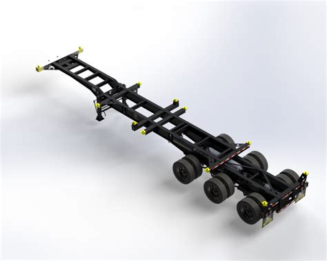 20 40 Feet Tridem Combo Slider Container Chassis Kotinochi