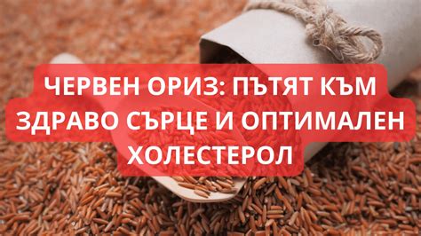 ЧЕРВЕН ОРИЗ ПЪТЯТ КЪМ ЗДРАВО СЪРЦЕ И ОПТИМАЛЕН ХОЛЕСТЕРОЛ Different