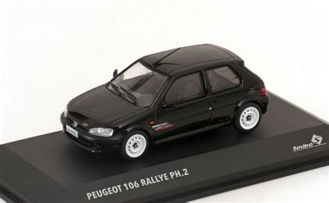 Модель 143 Peugeot 106 Rallye Phase 2 2001 Black
