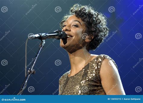 Corrine Bailey Rae Performing Live Editorial Image Image Of American Star 12692215