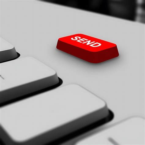 keyboard with send button generative with ai premium ai generated image