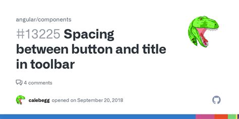 Spacing Between Button And Title In Toolbar · Issue 13225 · Angular