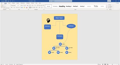 How To Make A Visual Map In Word