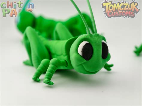 Chitin Pals Lively Grasshopper By Tomczukcustoms Makerworld Download