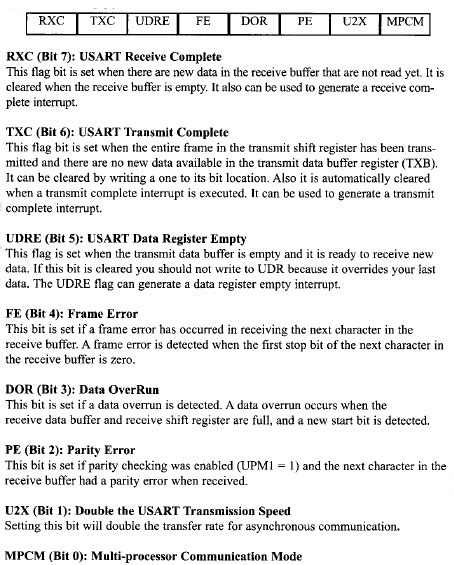 avr serial communication uart programming tutorial