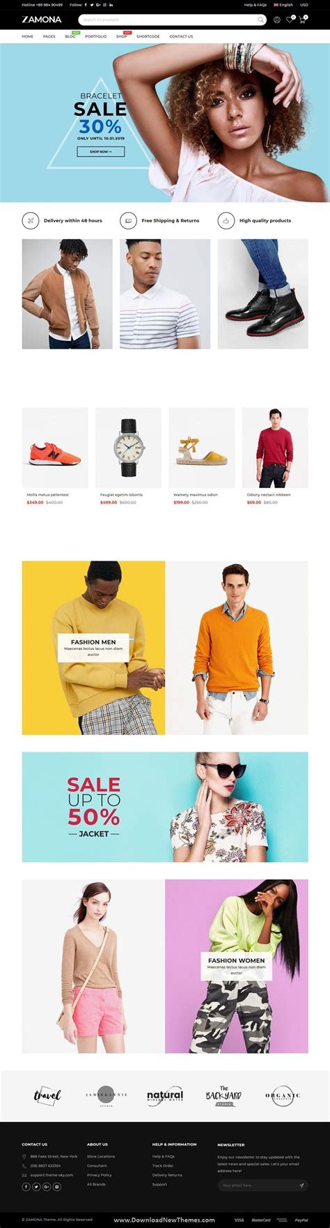 Zamona Responsive WooCommerce WordPress Theme Woocommerce Wordpress Themes Wordpress Theme