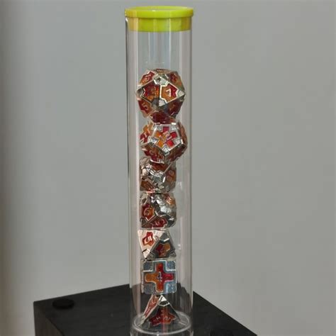 金属多面体骰子七粒套装数字色子dnd桌游跑团468101220掌柜推荐虎窝淘