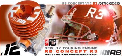 Red RC New RB Concept R Engine