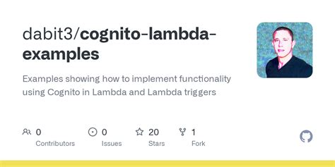 Github Dabit3cognito Lambda Examples Examples Showing How To