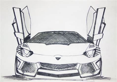 Lamborghini Sketch At Explore Collection Of