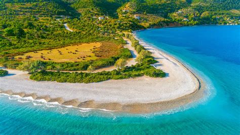 The Beach Of Aghios Dimitri Alonissos Island Sporades Aegean Sea