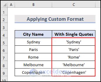 How To Add Quotes In Excel Single And Double Quotes ExcelDemy