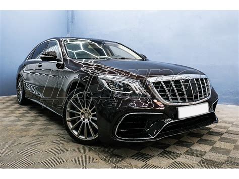 Mercedes S Class W222 S63 Facelift Look Front Bumper