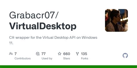 Github Grabacr Virtualdesktop C Wrapper For The Virtual Desktop Api On Windows