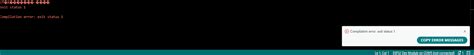 compilation error exit status 1 中文 chinese arduino forum
