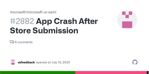 App Crash After Store Submission Issue Microsoft Microsoft Ui Xaml GitHub