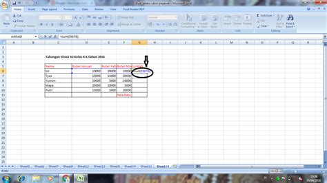 Contoh Sum Dan Average Pada Excel See More At Id201604cara