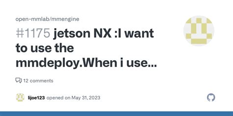 Jetson Nx I Want To Use The Mmdeploywhen I Use The Deploypy Or Checkenvpy It Occur Cannot