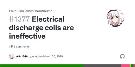 Electrical Discharge Coils Are Ineffective · Issue 1377