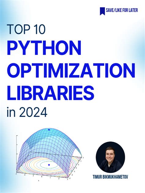 Top 10 Python Optimization Libraries Pdf Mathematical Optimization