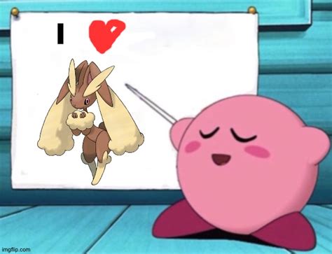 Kirby Loves Lopunny Imgflip