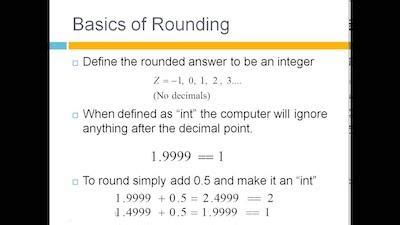 How To Round Numbers In C And C Rounding To