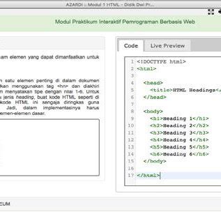 Preview Result Of The Interactive HTML Text Editor Download Scientific Diagram