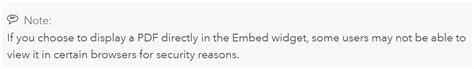 Solved Embedded Pdfs Not Showing Esri Community