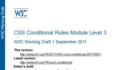 Css Conditional Rules Module Level 3 Out Now Creative Bloq