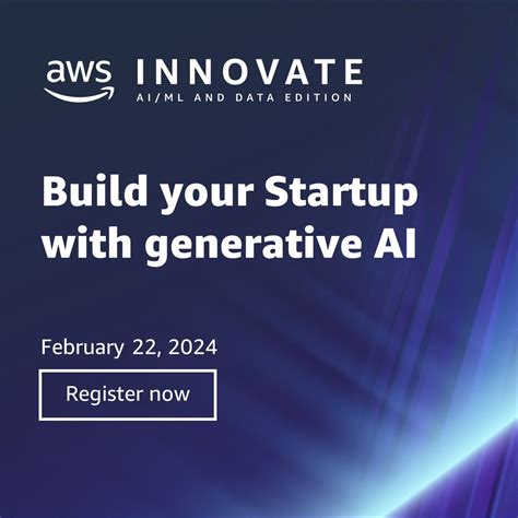 amazon web services aws on linkedin aws innovate generative ai and